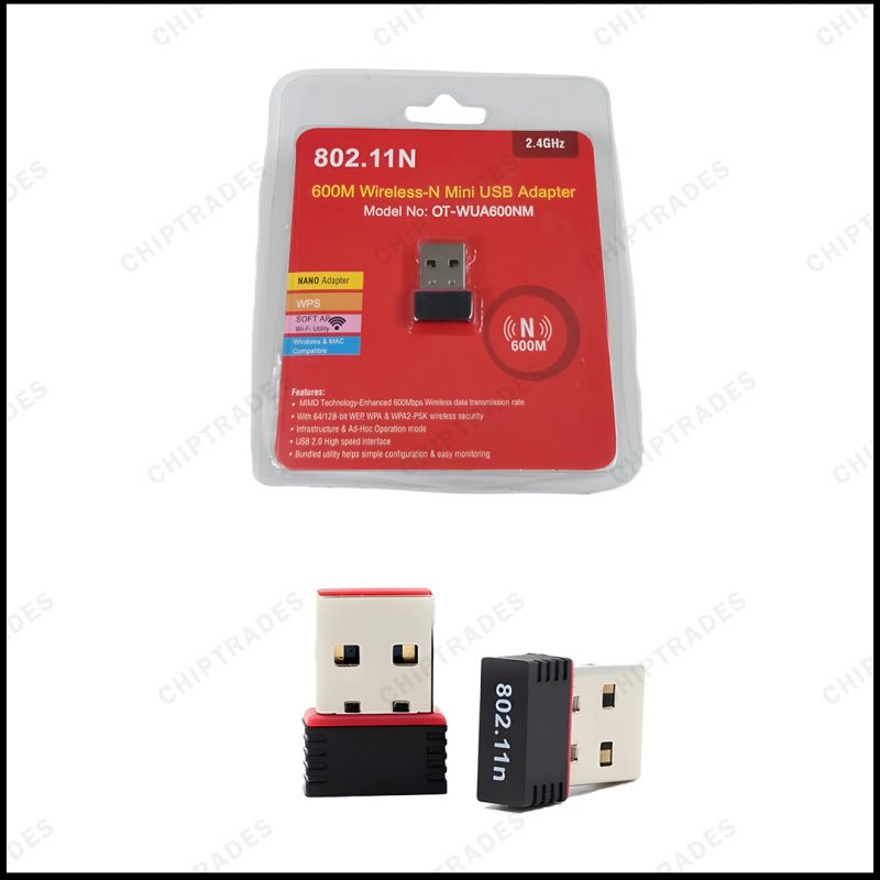 (0126) Red Wi-Fi Wireless USB Dongle (IMPORT) – CHIPTRADES