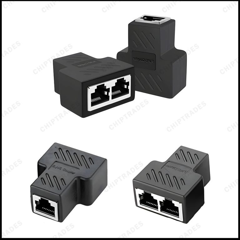 (0825) 1X2 Metal Coupler RJ45 – CHIPTRADES